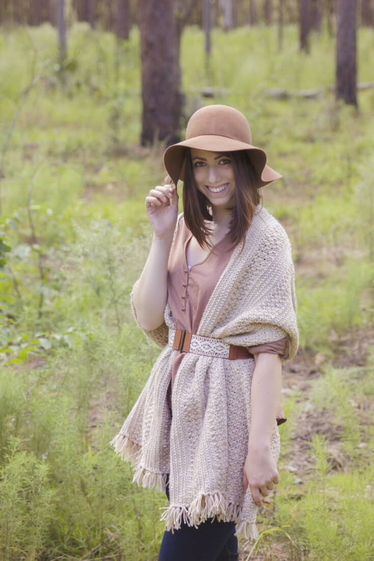 Chardonnay Wrap Free Crochet Pattern - Briana K Designs