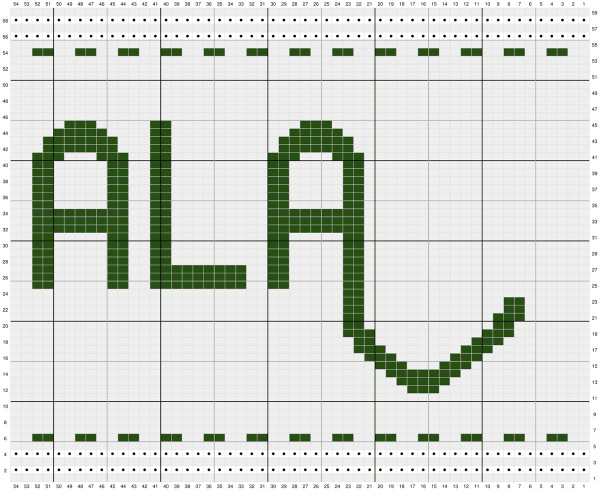 Falalalala Knit Table Runner Free Pattern - Briana K Designs