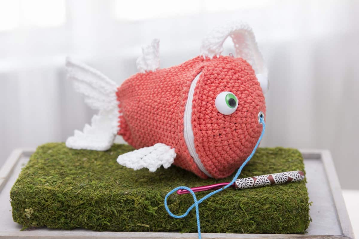 Make a Splash with the Fish Crochet Bag Free Pattern - Briana K Designs