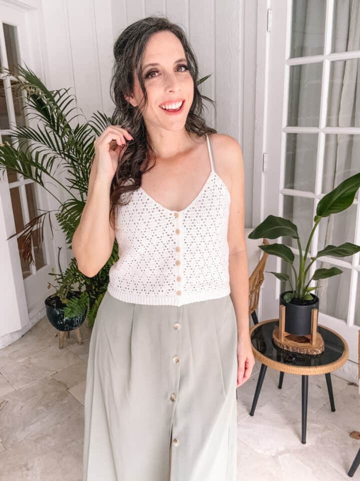 Diamond Crochet Tank Top Pattern - Briana K Designs