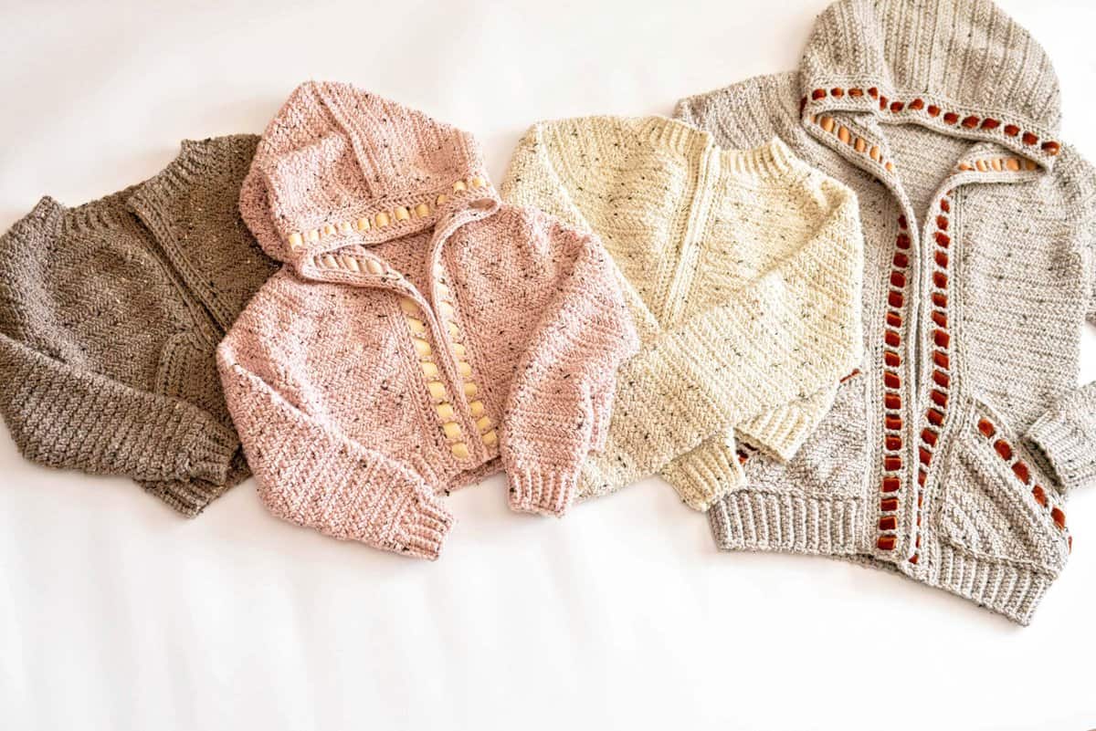 Cascade Adult Crochet Cardigan + Video