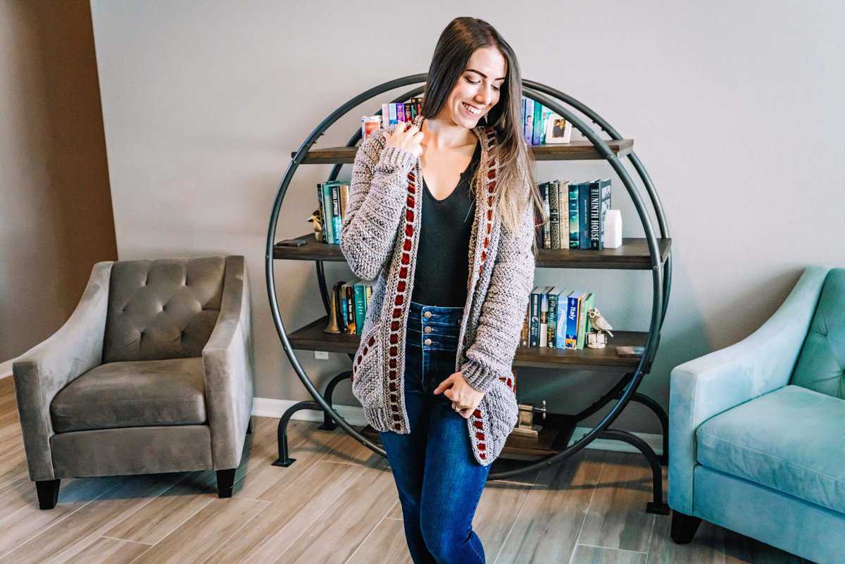 Cascade Adult Crochet Cardigan + Video