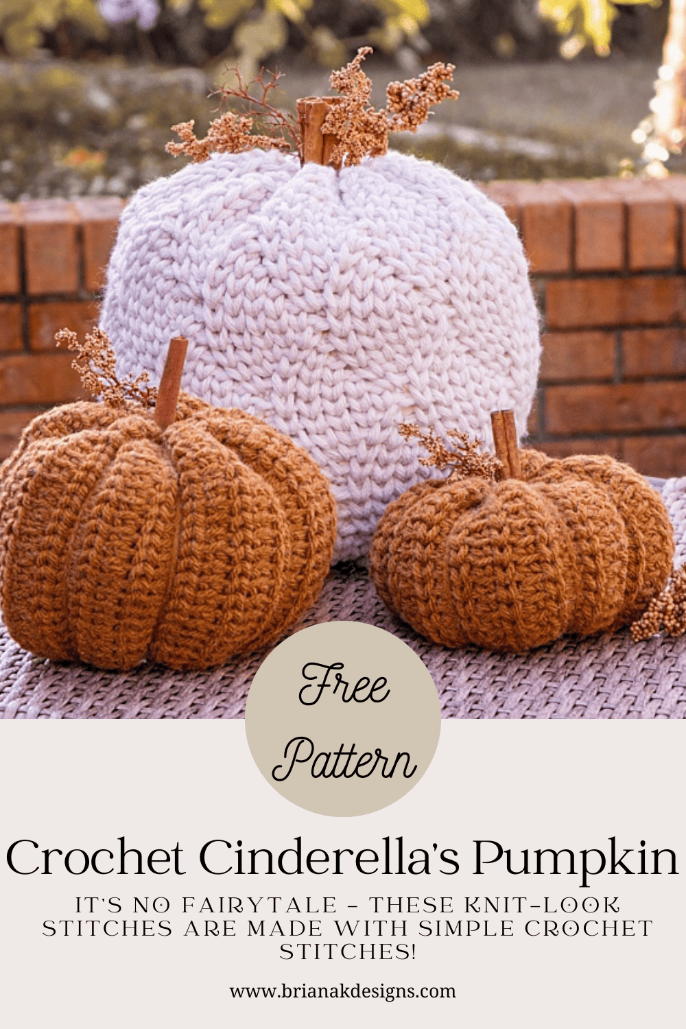 Cinderella's Crochet Pumpkin Pattern