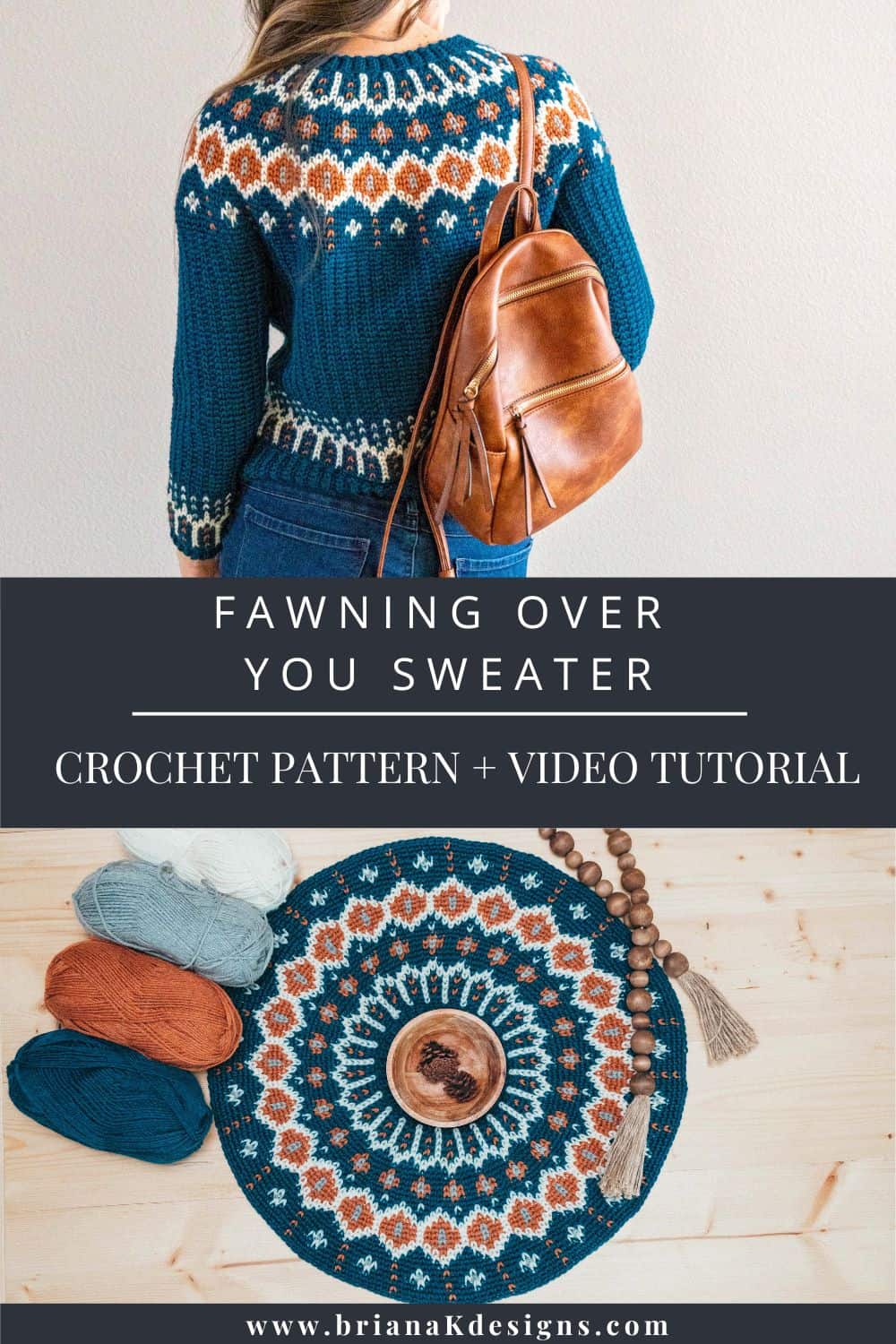 Fawning Over You Crochet Sweater - Free Pattern