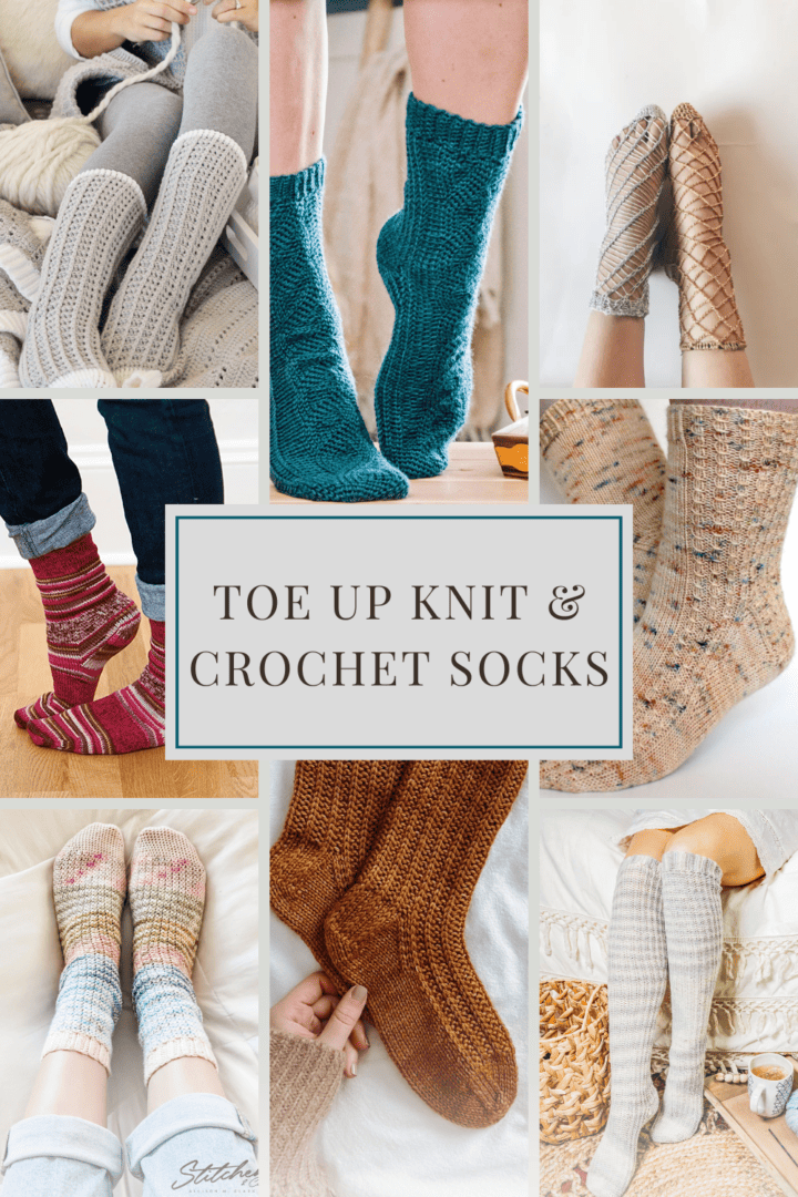 Conquer Toe Up Crochet & Knit Socks With These Terrific Patterns ...