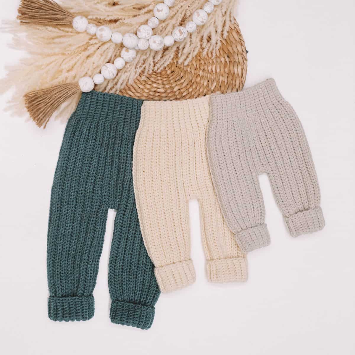The Cutest Baby Crochet Pants Free Pattern You Will Find - Briana K Designs