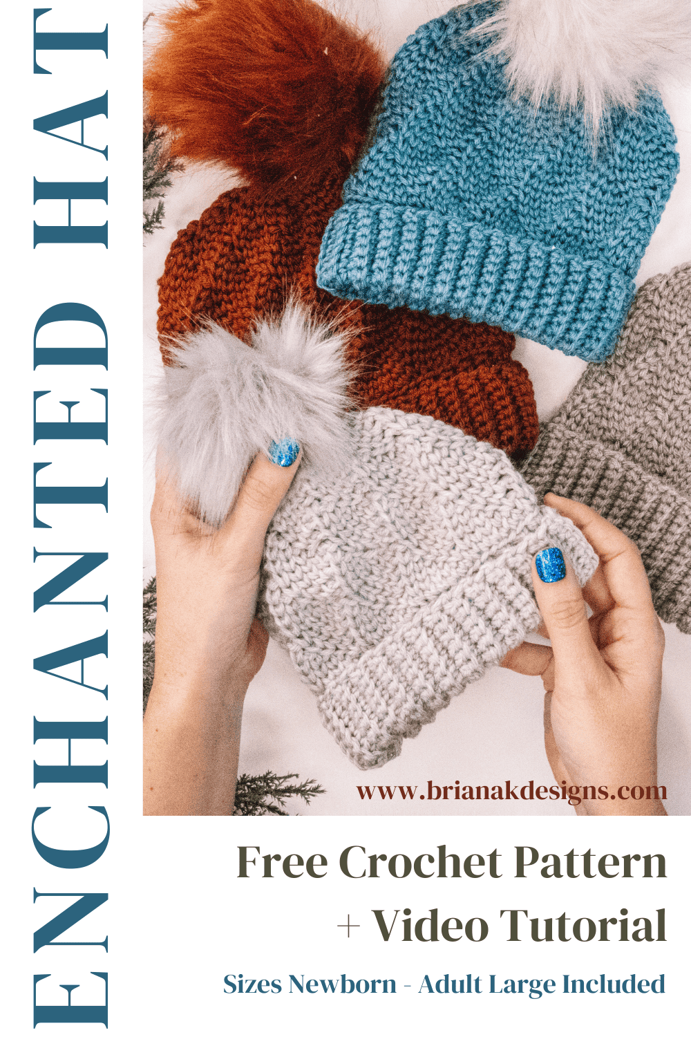 Enchanted Crochet Hat - Free Pattern - Briana K Designs