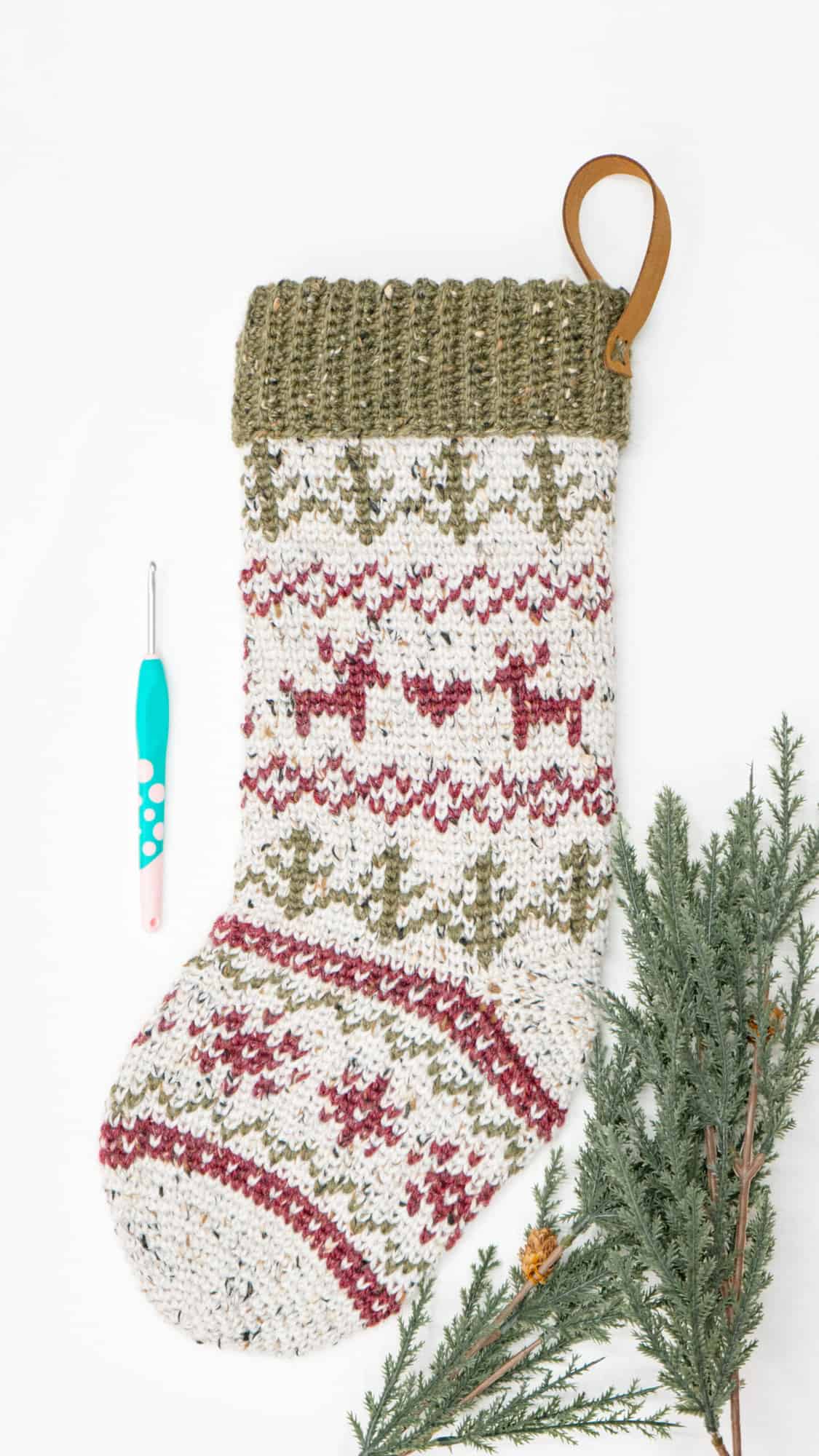 Free Colorwork Holiday Stocking Pattern to Create Your Own Style ...