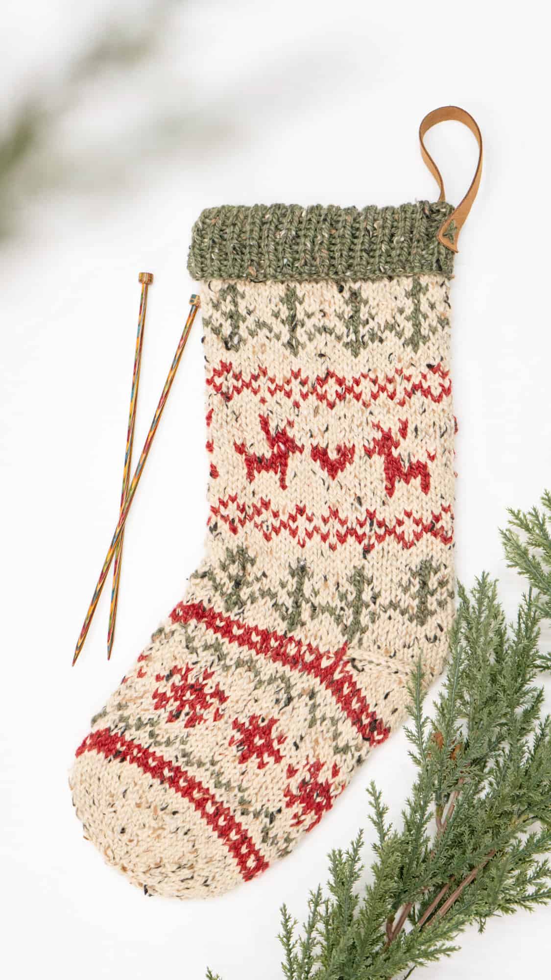 Free Colorwork Holiday Stocking Pattern to Create Your Own Style ...