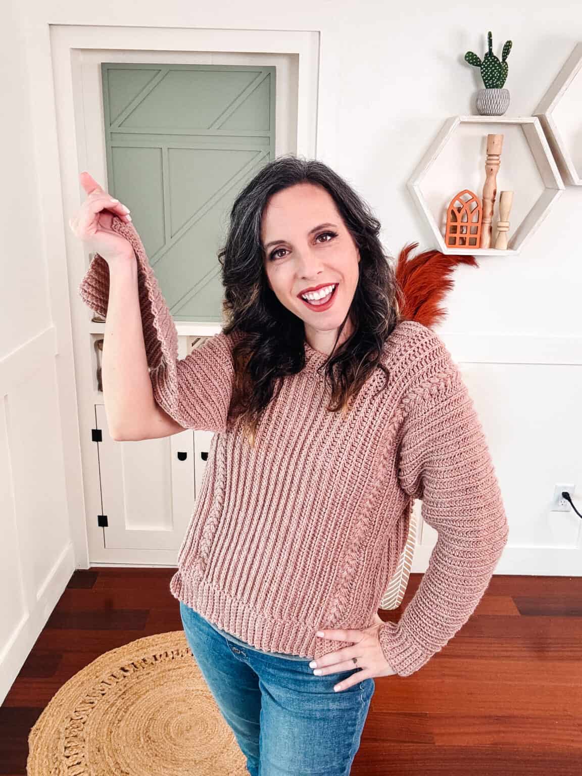 Easy Crochet Sweater Pattern Free - Briana K Designs