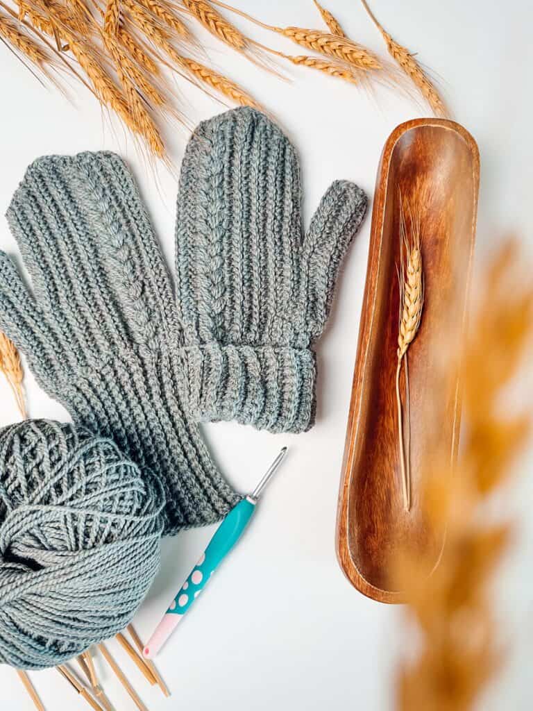 Easy Crochet Mittens Pattern For Beginners - Briana K Designs
