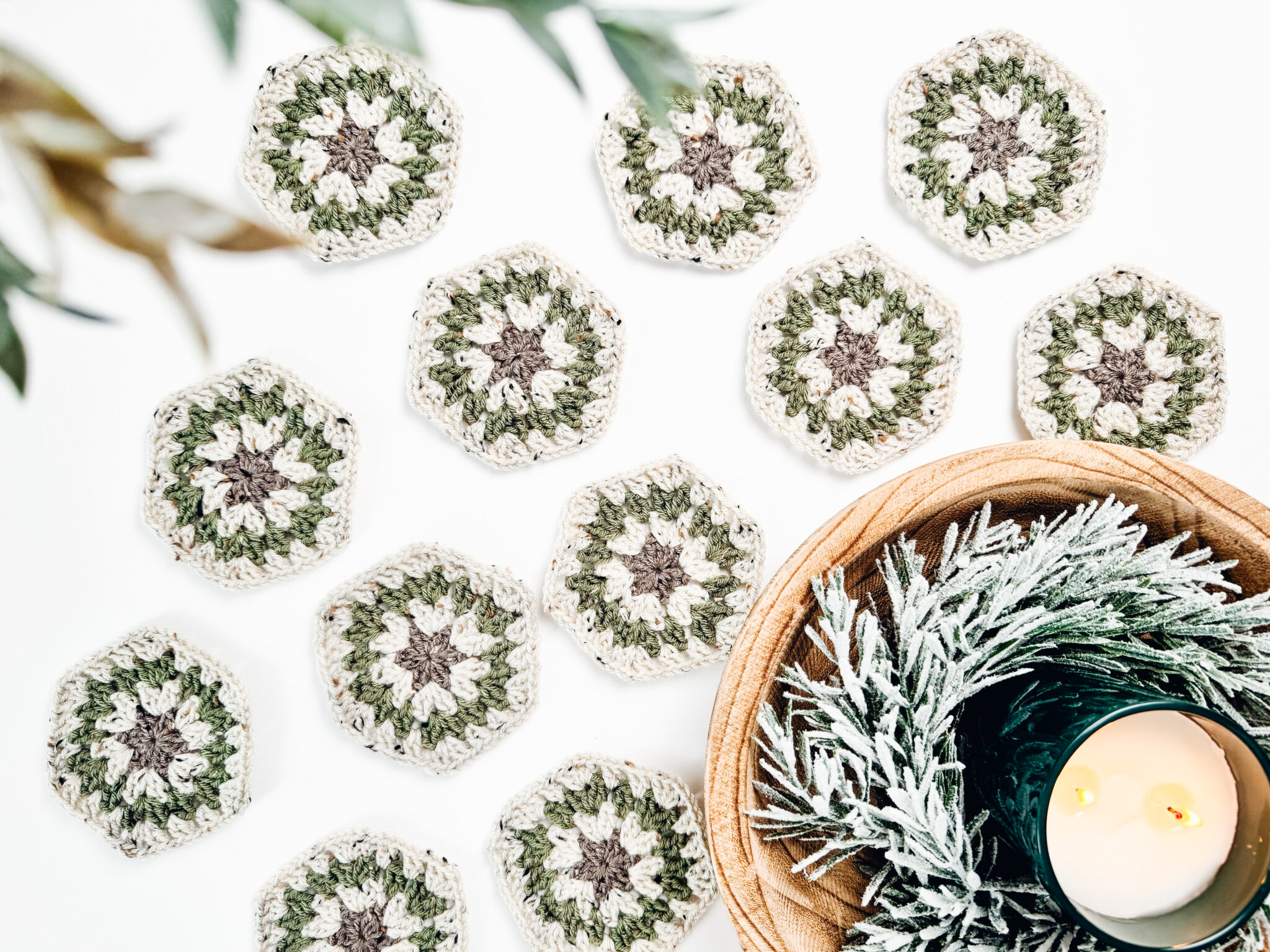 How to Make a Granny Crochet Stocking with Free Pattern - Briana K Designs