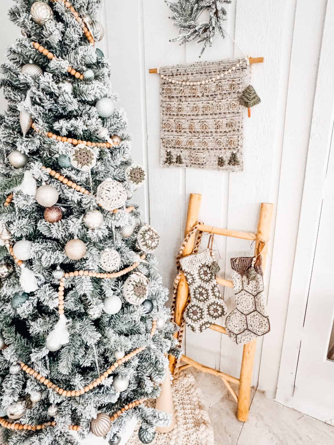 Quick Crochet Granny Hexagon Ornament - Briana K Designs