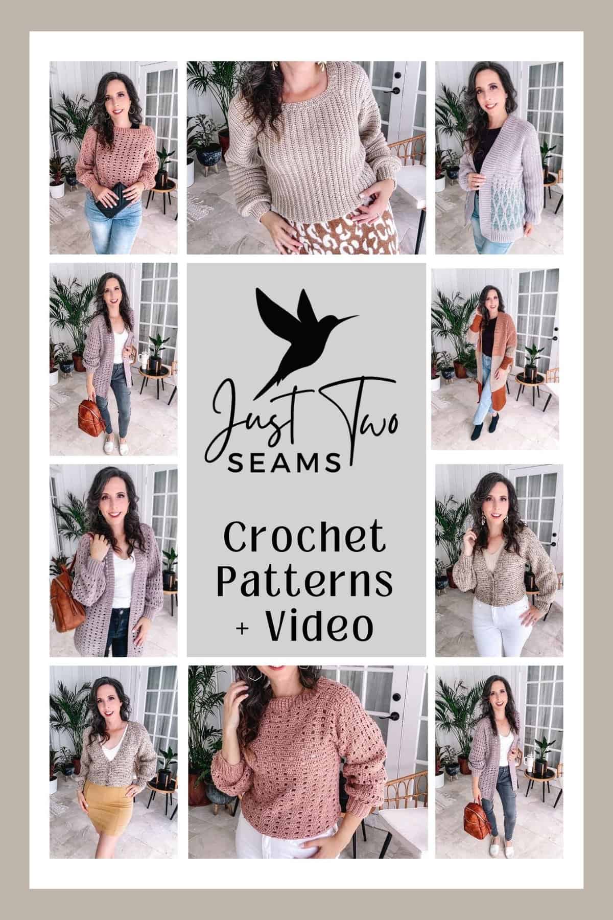Just Two Seams Crochet Collection - Briana K Designs