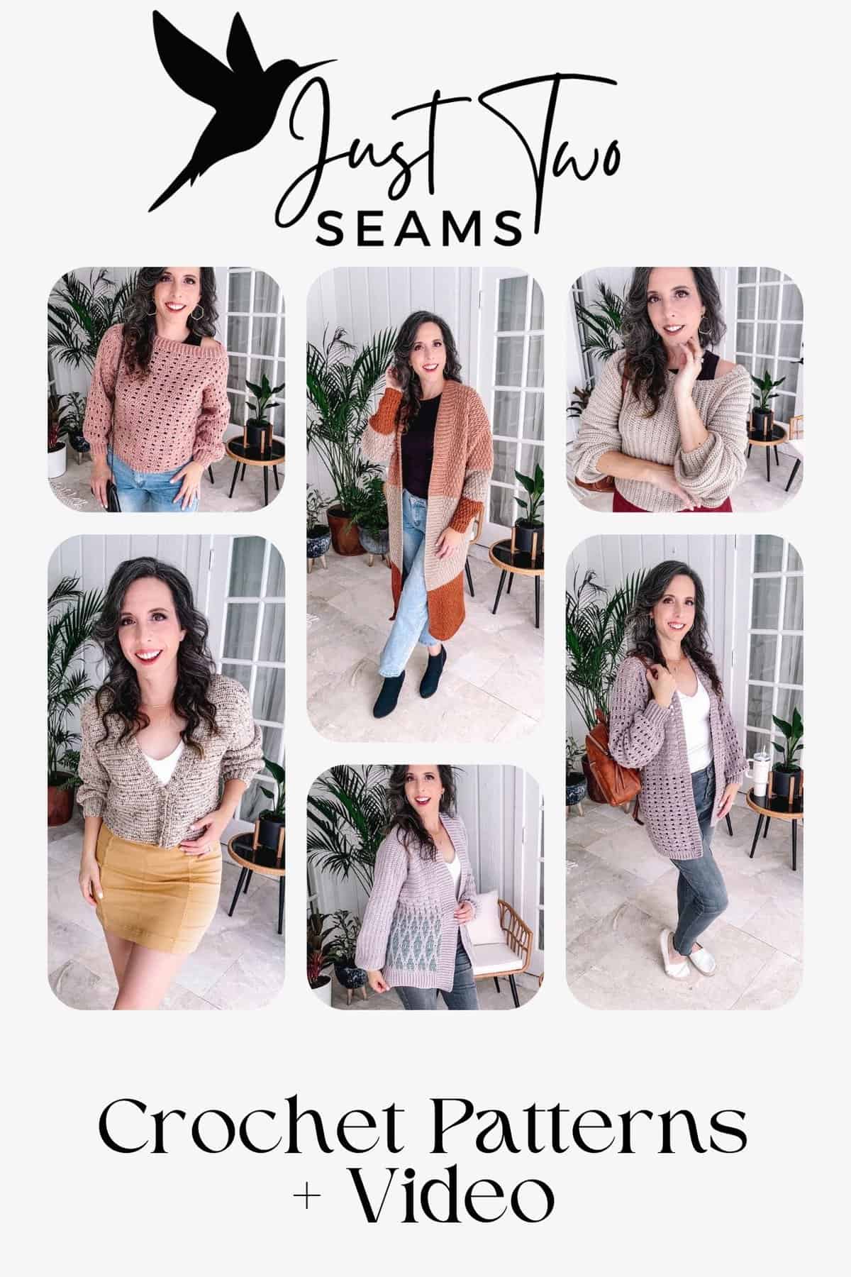 Just Two Seams Crochet Collection - Briana K Designs