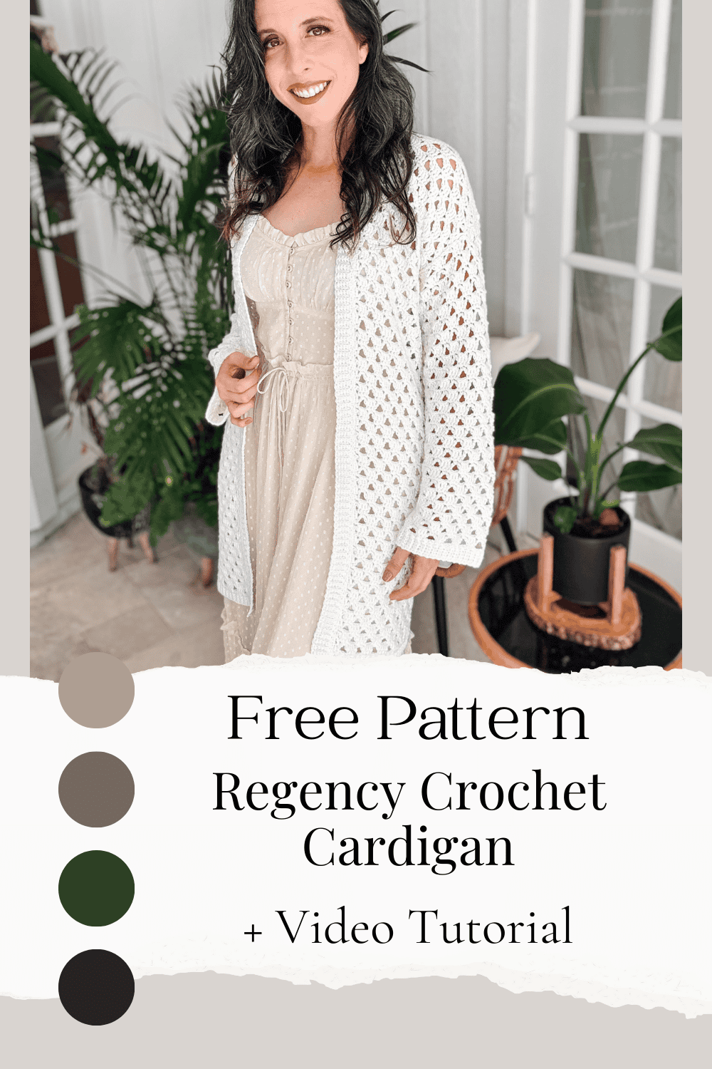 Easy Stitch Crochet Cardi Pattern - Briana K Designs