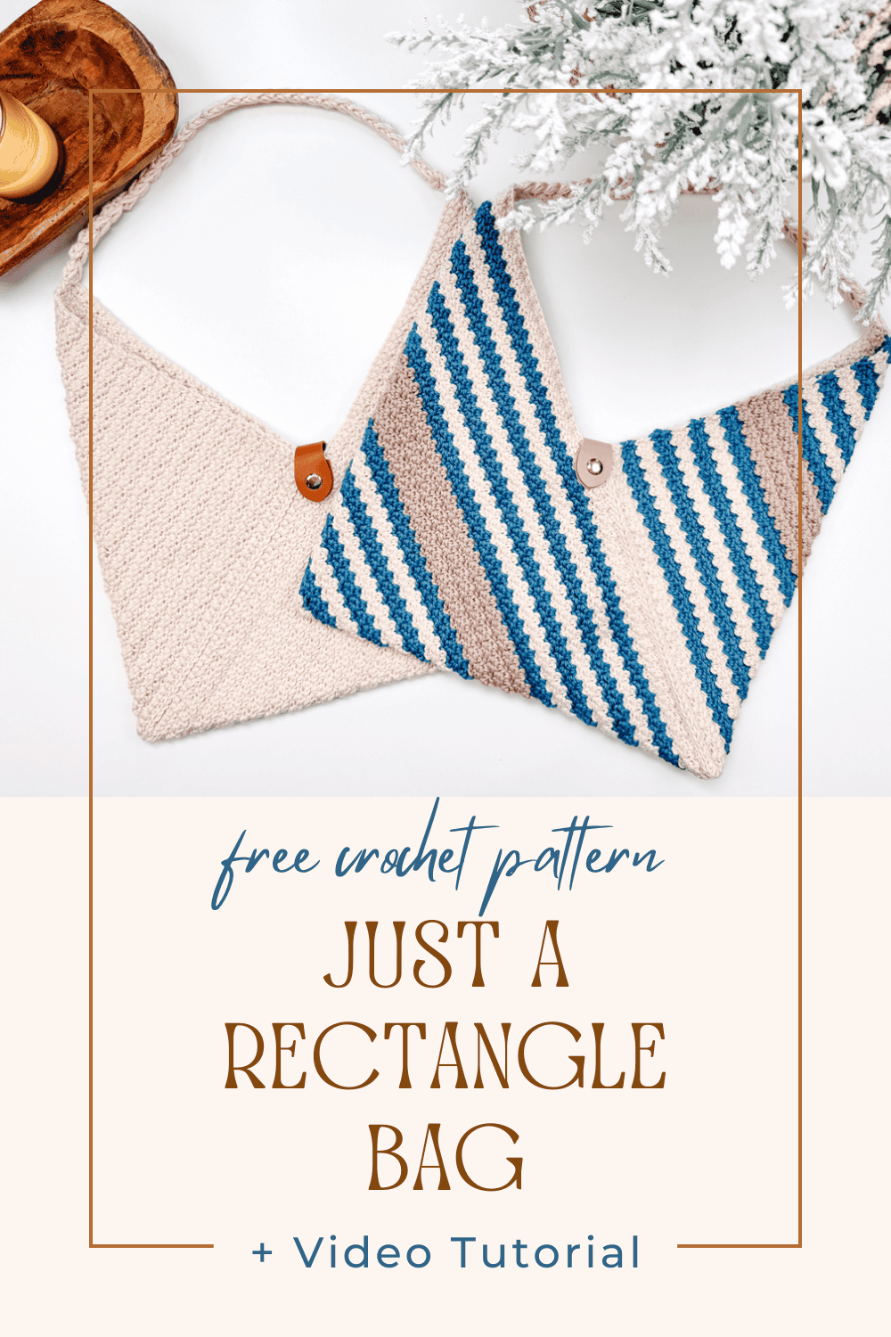 Just A Crochet Rectangle Bag - Free Pattern