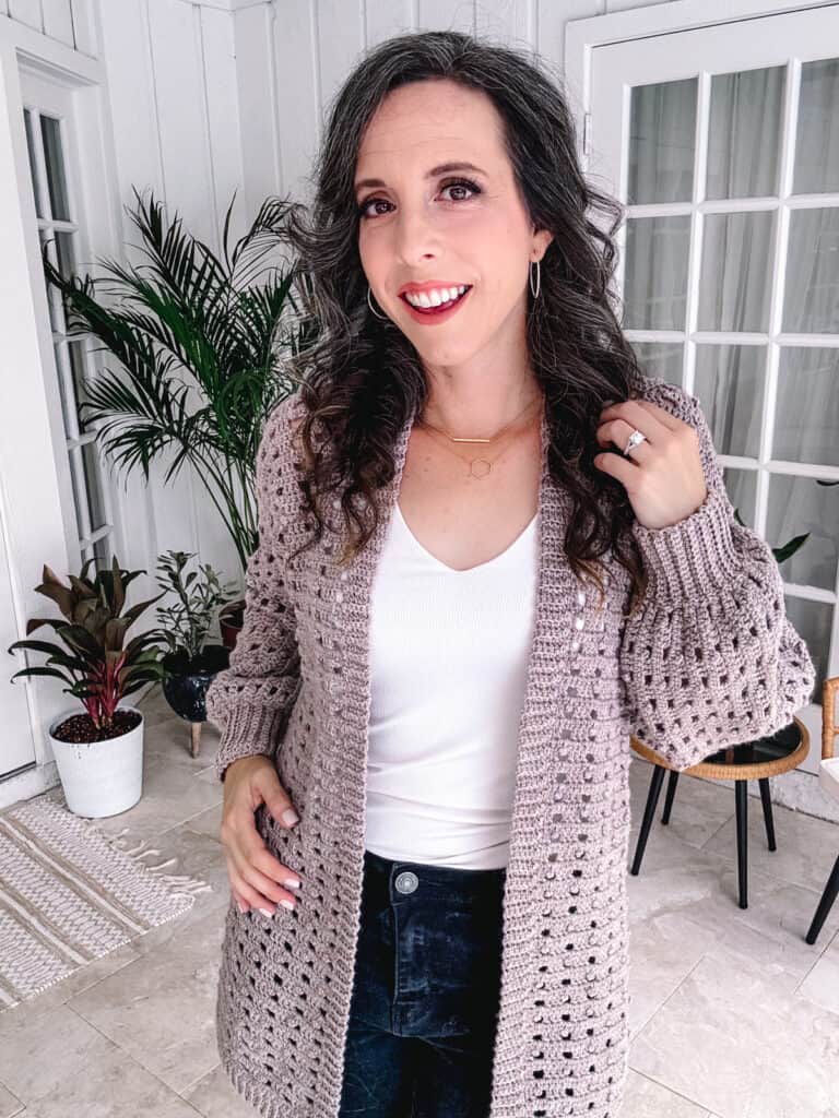 Hummingbird Crochet Cardigan Free Pattern - Briana K Designs