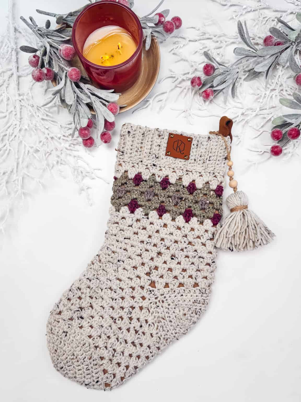 Granny All the Way Stocking Collection - 7 Styles - Free Crochet Pattern