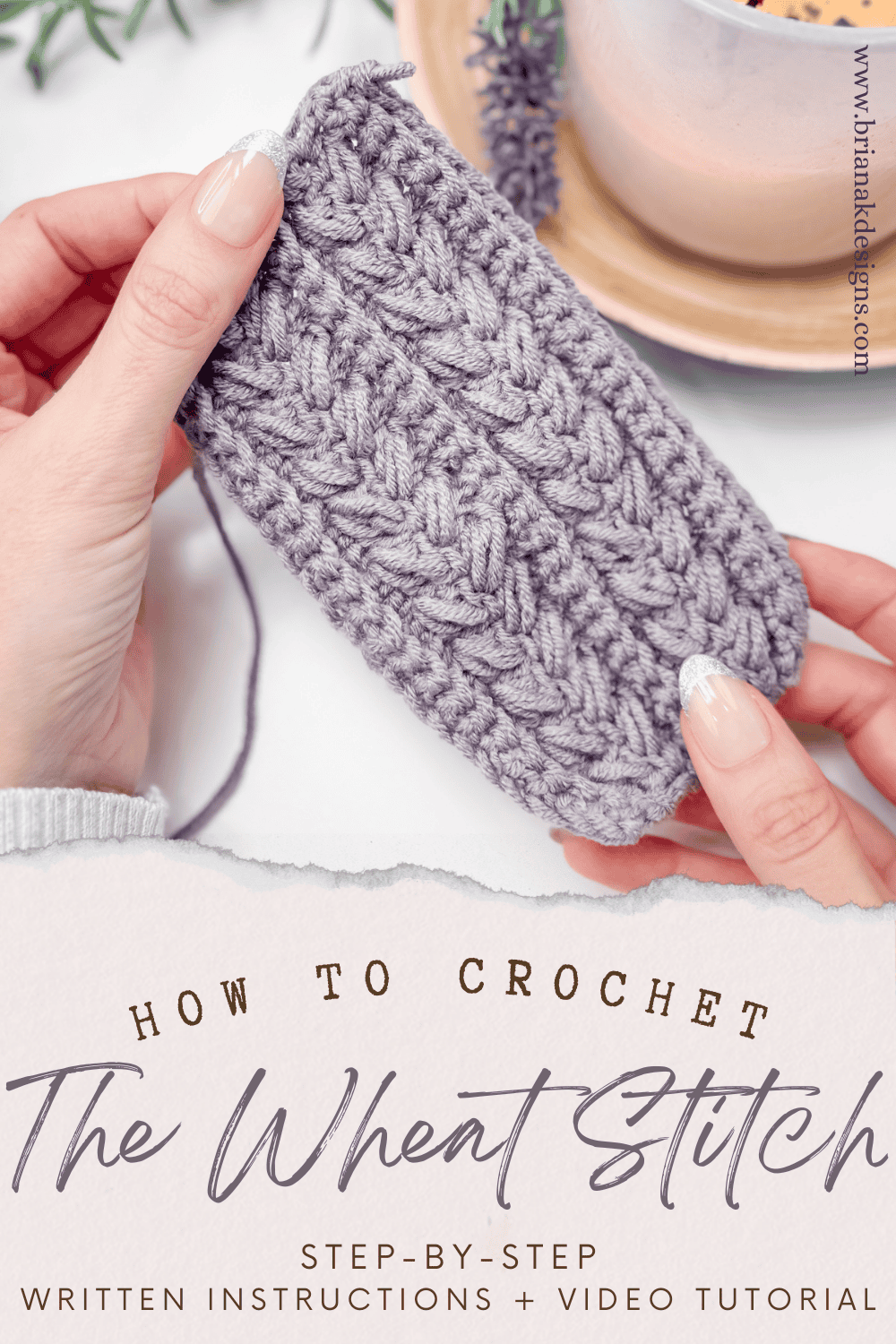 How to Crochet The Wheat Stitch™ - Briana K Designs