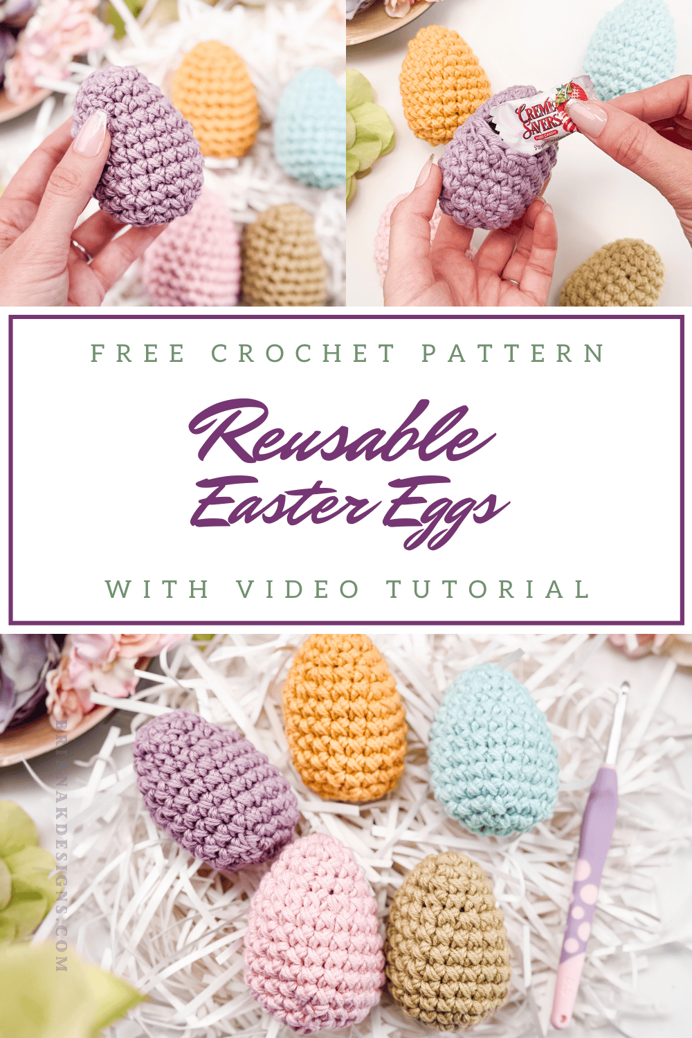 Free Reusable Crochet Easter Egg Pattern