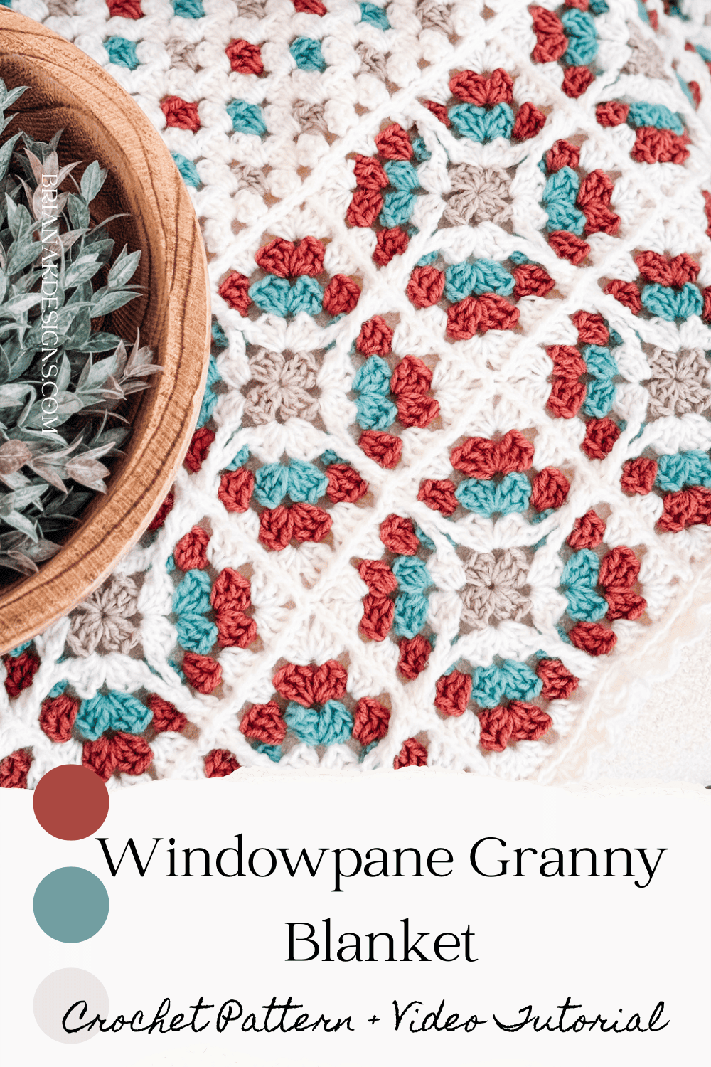 Easy Granny Stitch Crochet Blanket Using Squares – Free Pattern