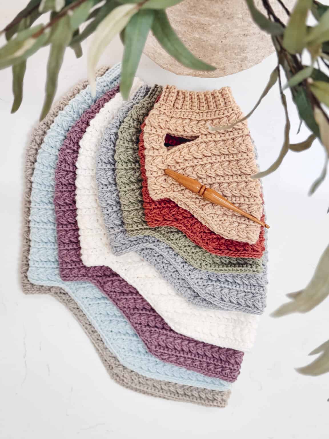 Wheat Stitch™ Crochet Mini Stocking – Free Pattern + Easy Holiday Gift Idea - Briana K Designs