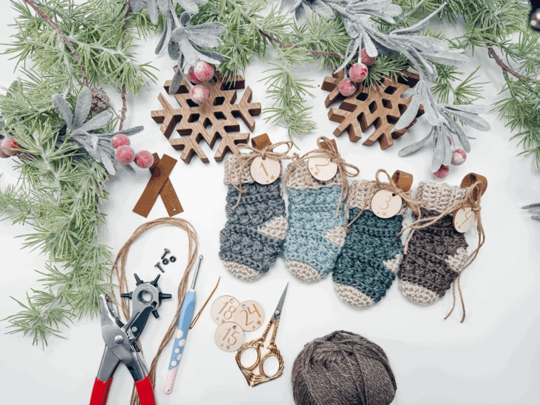 Wheat Stitch™ Crochet Mini Stocking – Free Pattern + Easy Holiday Gift ...