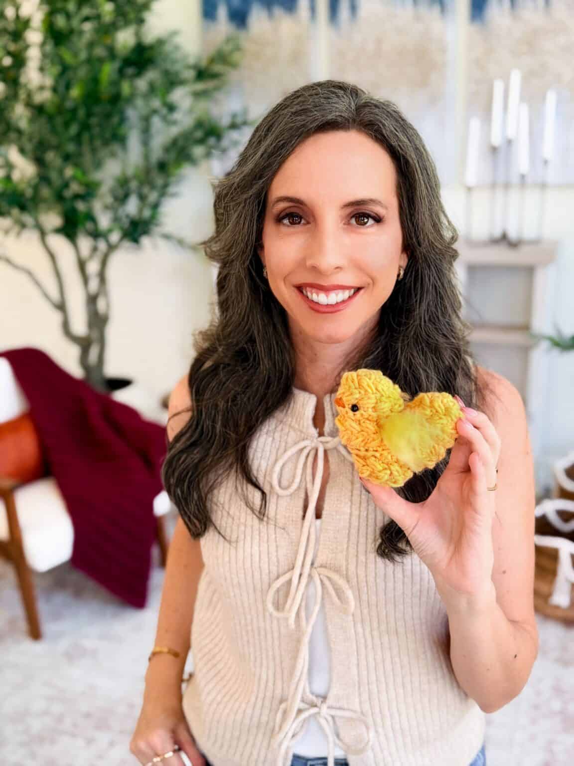 Wheat Stitch™ Chick Crochet Pattern - Briana K Designs