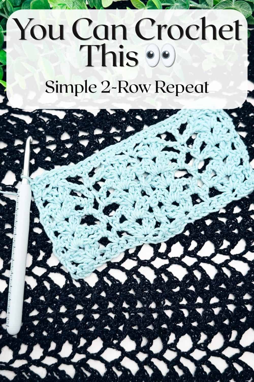 Willow Mesh Stitch Crochet Tutorial for Beginners - Briana K Designs